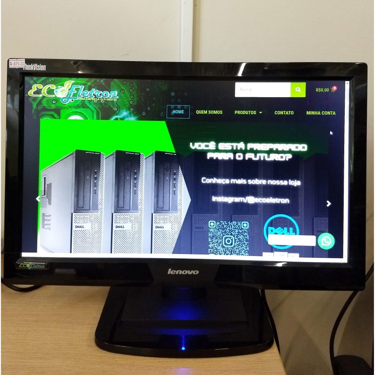 Monitor Lenovo ThinkCentre 20" Polegadas Widescreen produtos ...