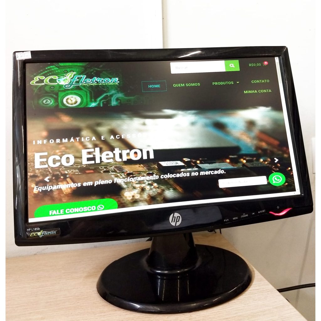 Monitor 18,5" Polegadas LCD Widescreen produtos eletrônicos, monitores ...