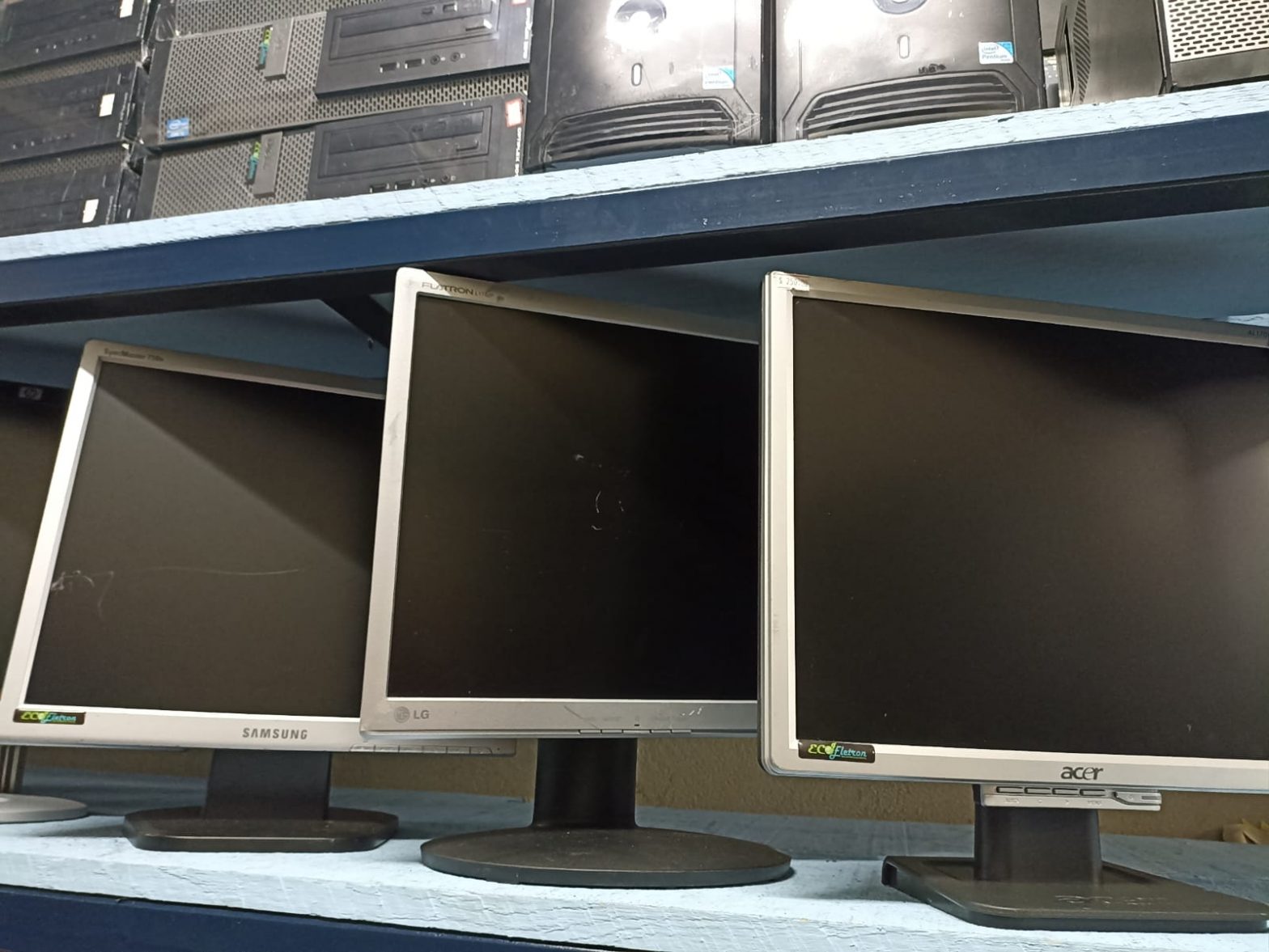 Lote 10 Unidades Monitor 17" Pol. Quadrado Diversos Modelos produtos ...